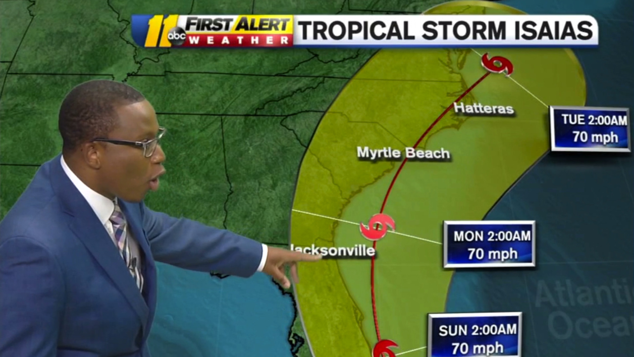 Tropical Storm Isaias tracking toward Carolinas | Raleigh News & Observer