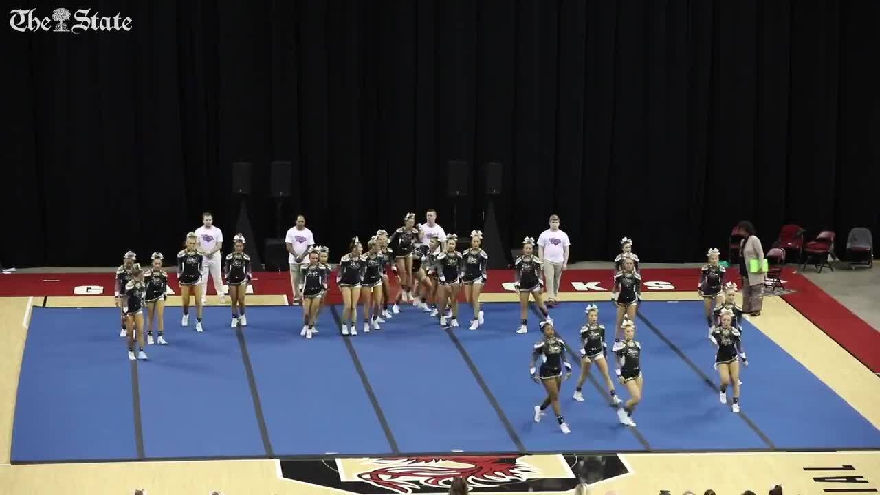 River Bluff High School competes in the Class 5-A State Cheerleading ...