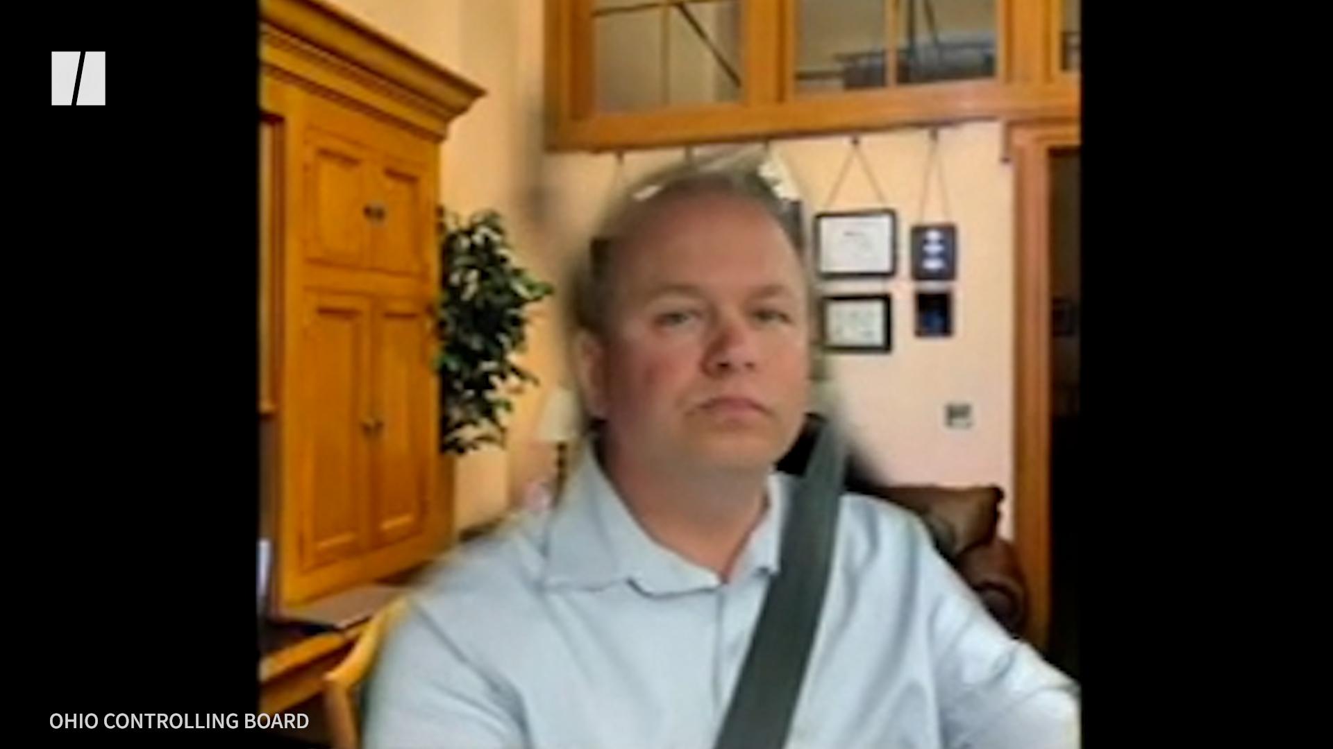 Ohio Senator’s Zoom Background Bust | HuffPost Videos