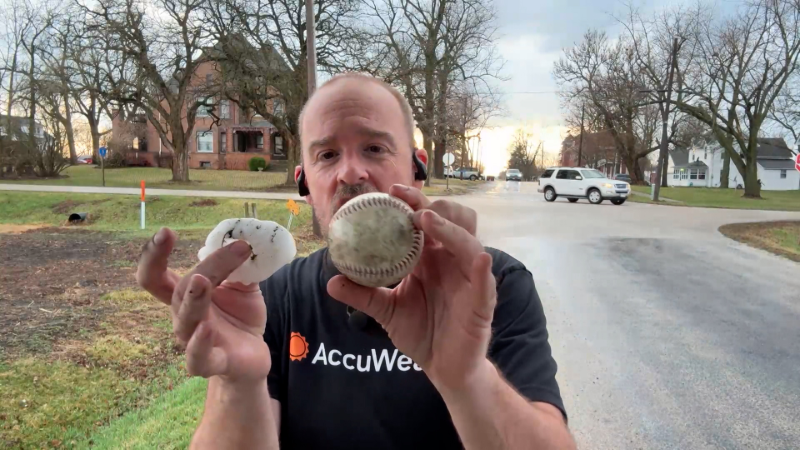 Baseball-sized hail pummels towns in Illinois amid waves of severe ...