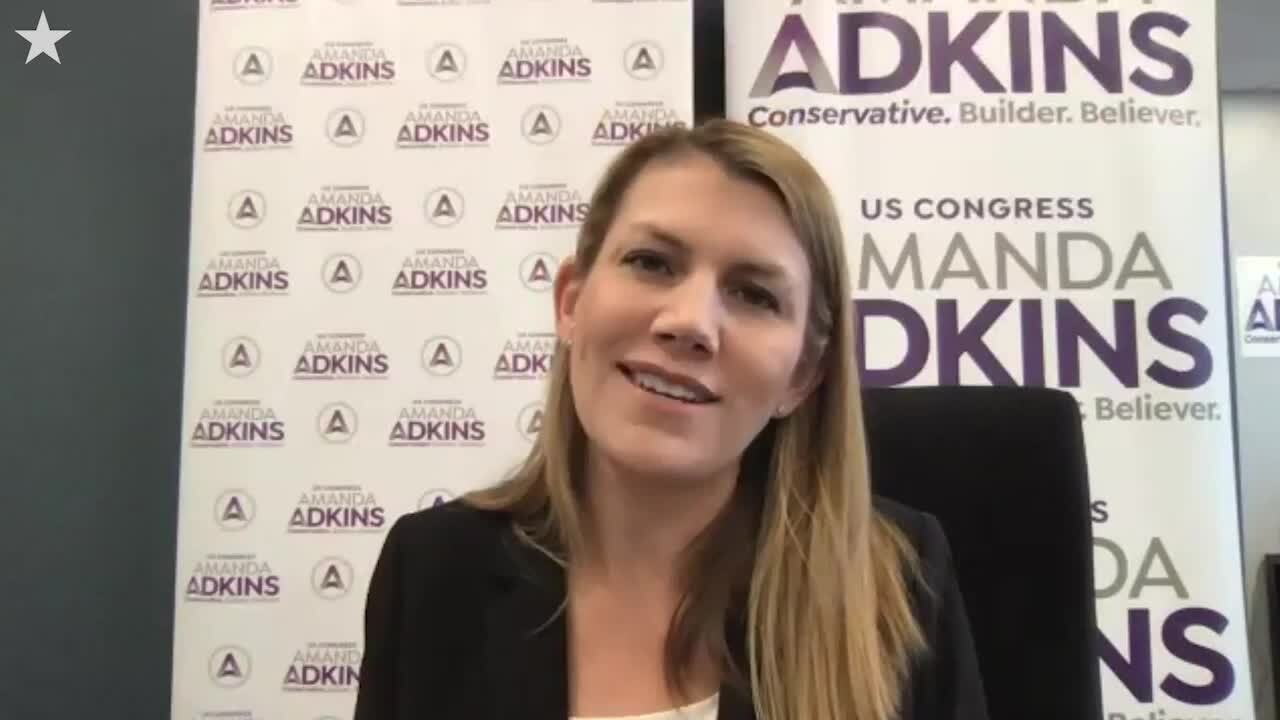 Republican congressional candidate Amanda Adkins discusses family ...
