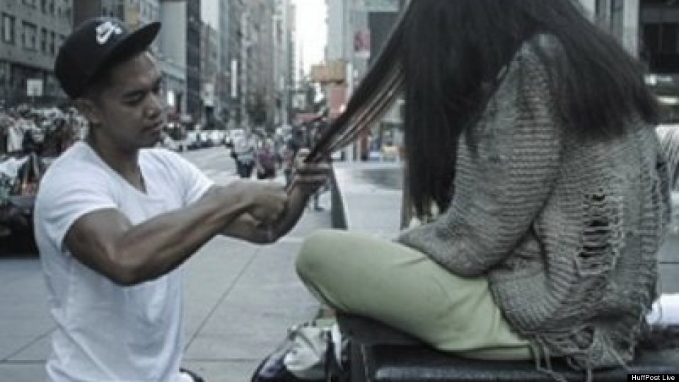 Hairstylist Mark Bustos Gives Free Haircuts To The Homeless | HuffPost ...