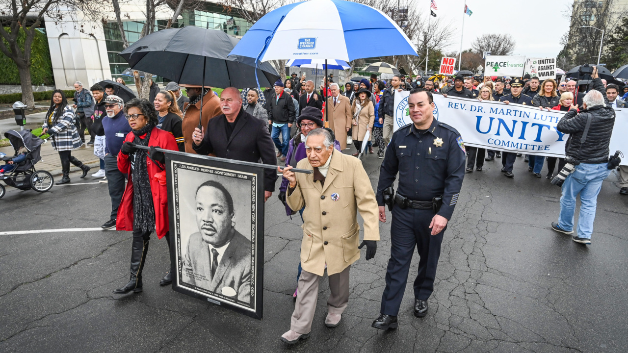 Hundreds gather in Fresno for the 39th annual MLK March | Fresno Bee
