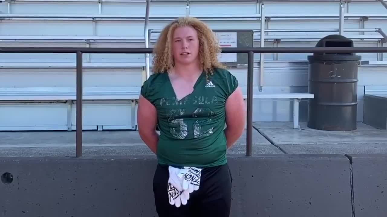 Peninsula's Grady Johnson excited for football season | Tacoma News Tribune
