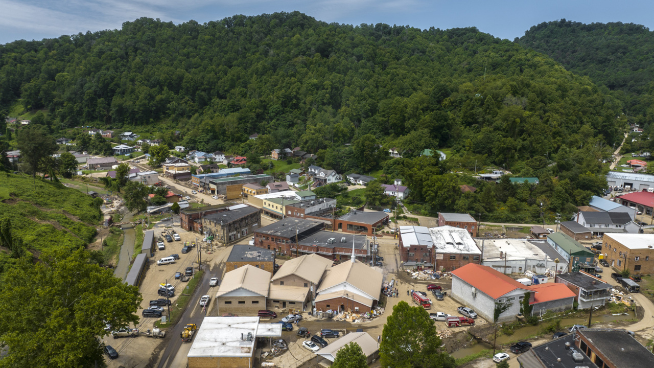Drone video: See flood damage in Fleming-Neon, Kentucky | Lexington ...