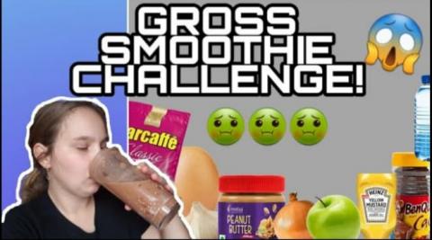 GROSS SMOOTHIE CHALLENGE - HideoutTV