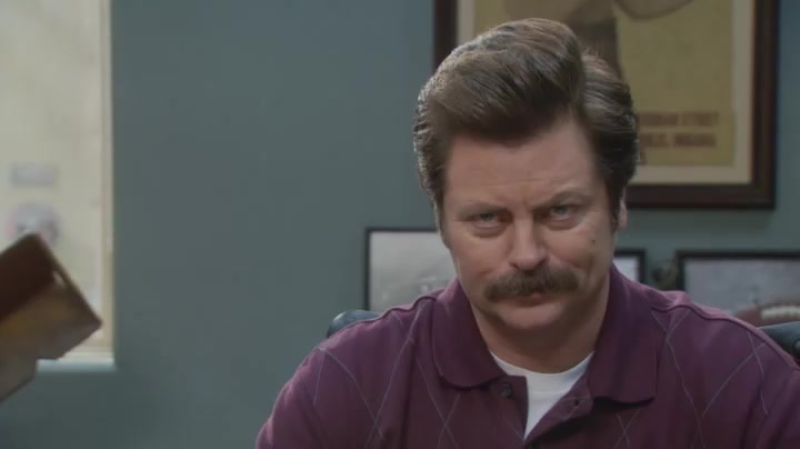 Parks and Recreation's Ron Swanson on Bacon Shortage Preparedness ...