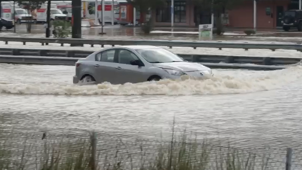 Heavy rains bring street flooding to Durham Monday | Raleigh News ...