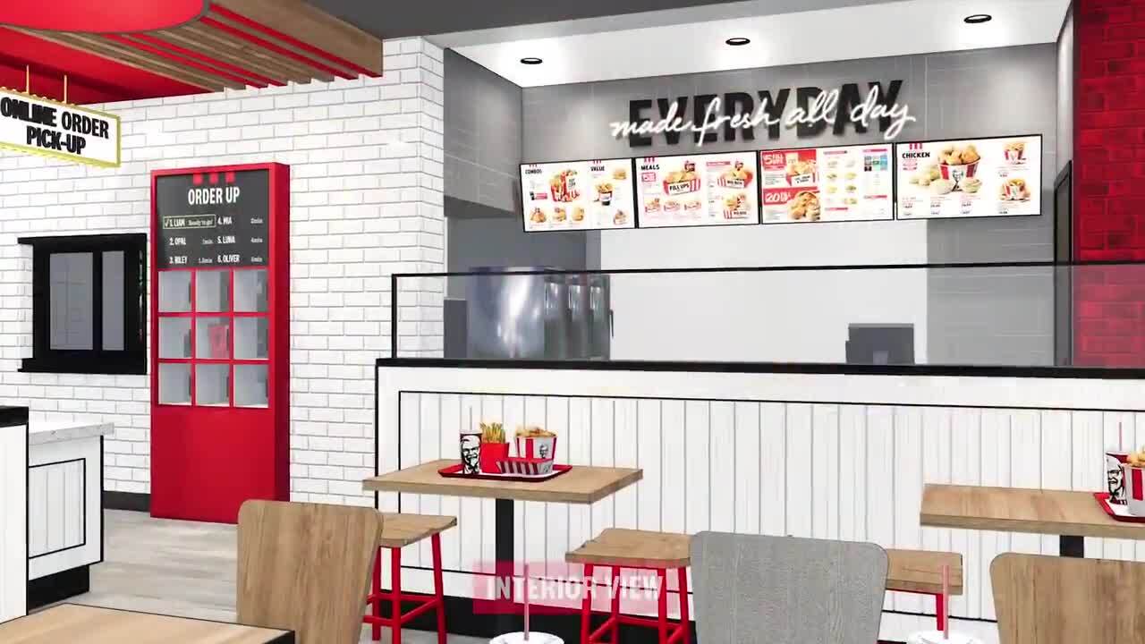 KFC gives first look at next generation restaurant designs | Lexington ...