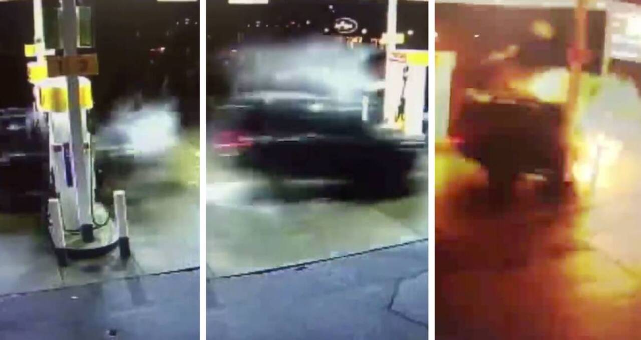 Auto choca contra gasolinera y provoca explosión | El Nuevo Herald