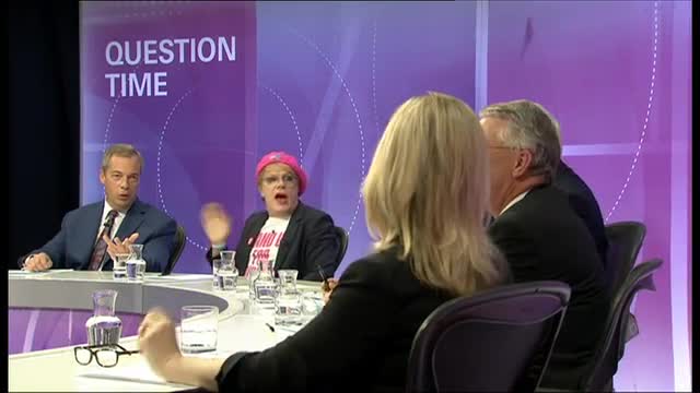 BBC Question Time Sees Nigel Farage And Eddie Izzard Told To 'Shut Up ...