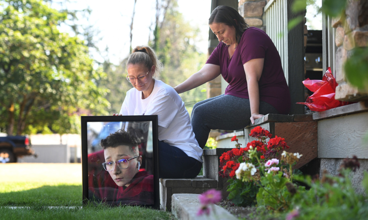 The mother of the 13-year-old Parkland, Washington, teen Michael ...