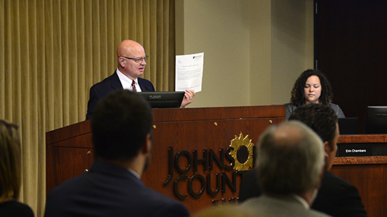 Johnson County commissioners support their election team leader ...