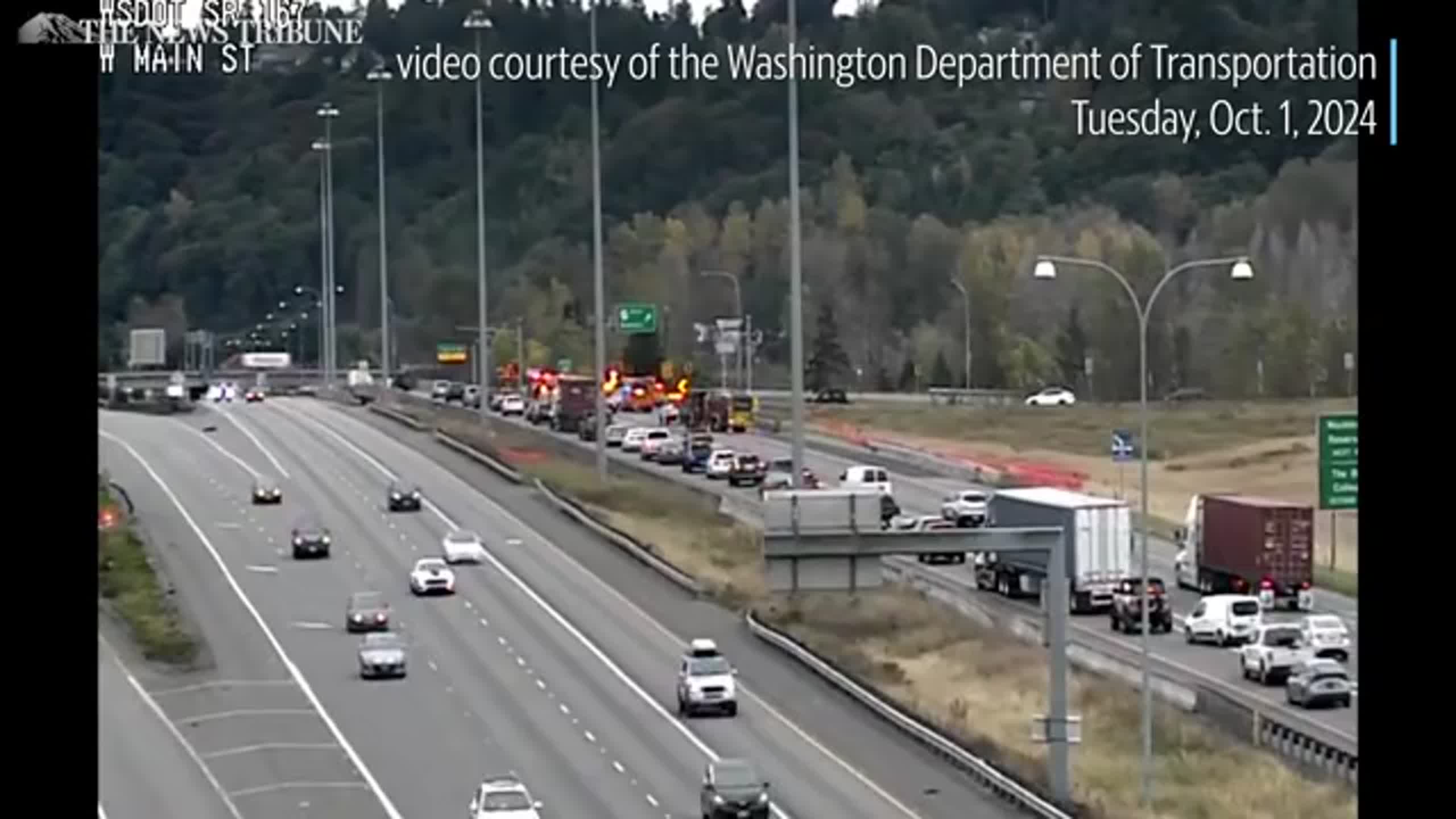 Crash Slows Traffic On I 5 Southbound Into Tacoma Monday Tacoma News