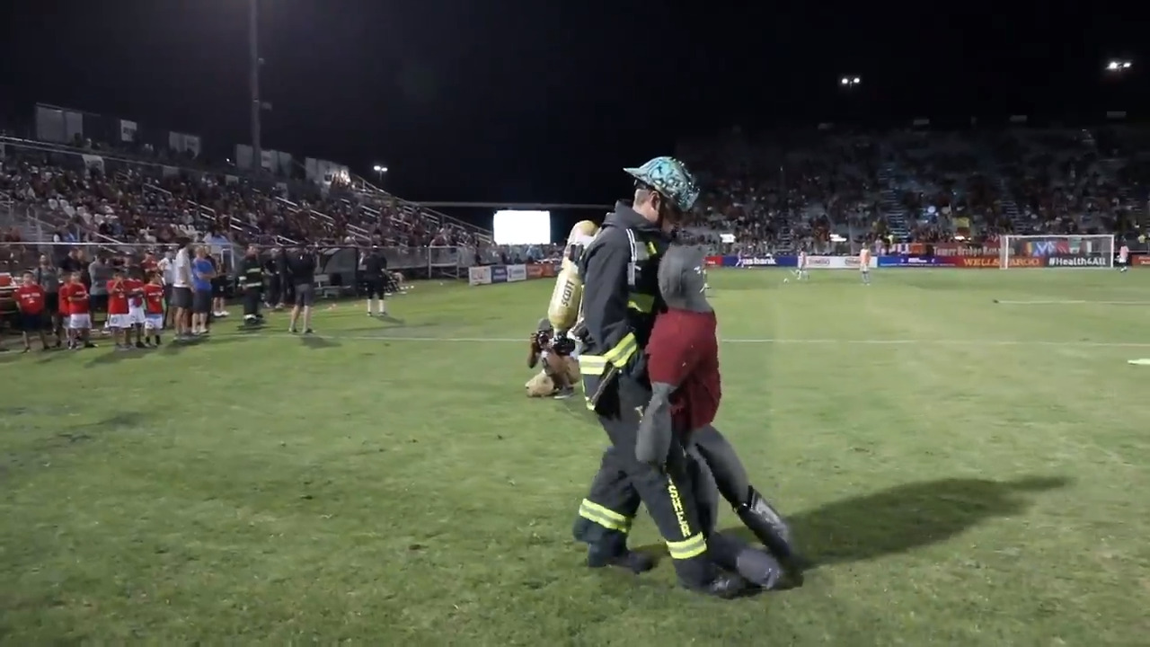 Watch firefighters show all their skills (soccer, too) at Sacramento FC ...