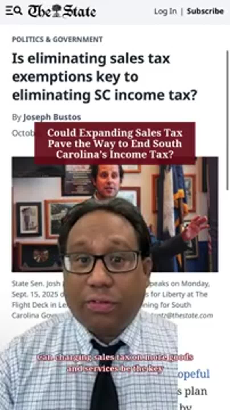 Can SC income tax go to 0% by removing sales tax exemptions? | The State