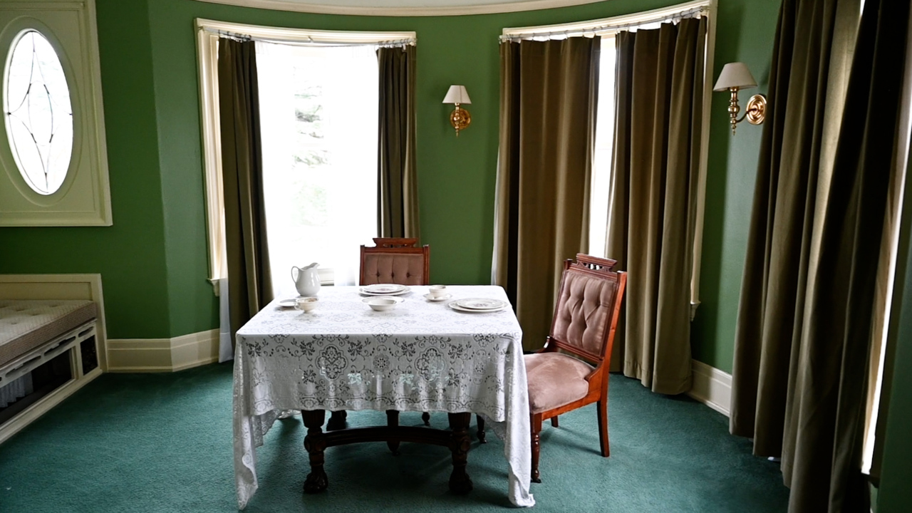 After months of renovations see the historic Rust Mansion brought back ...