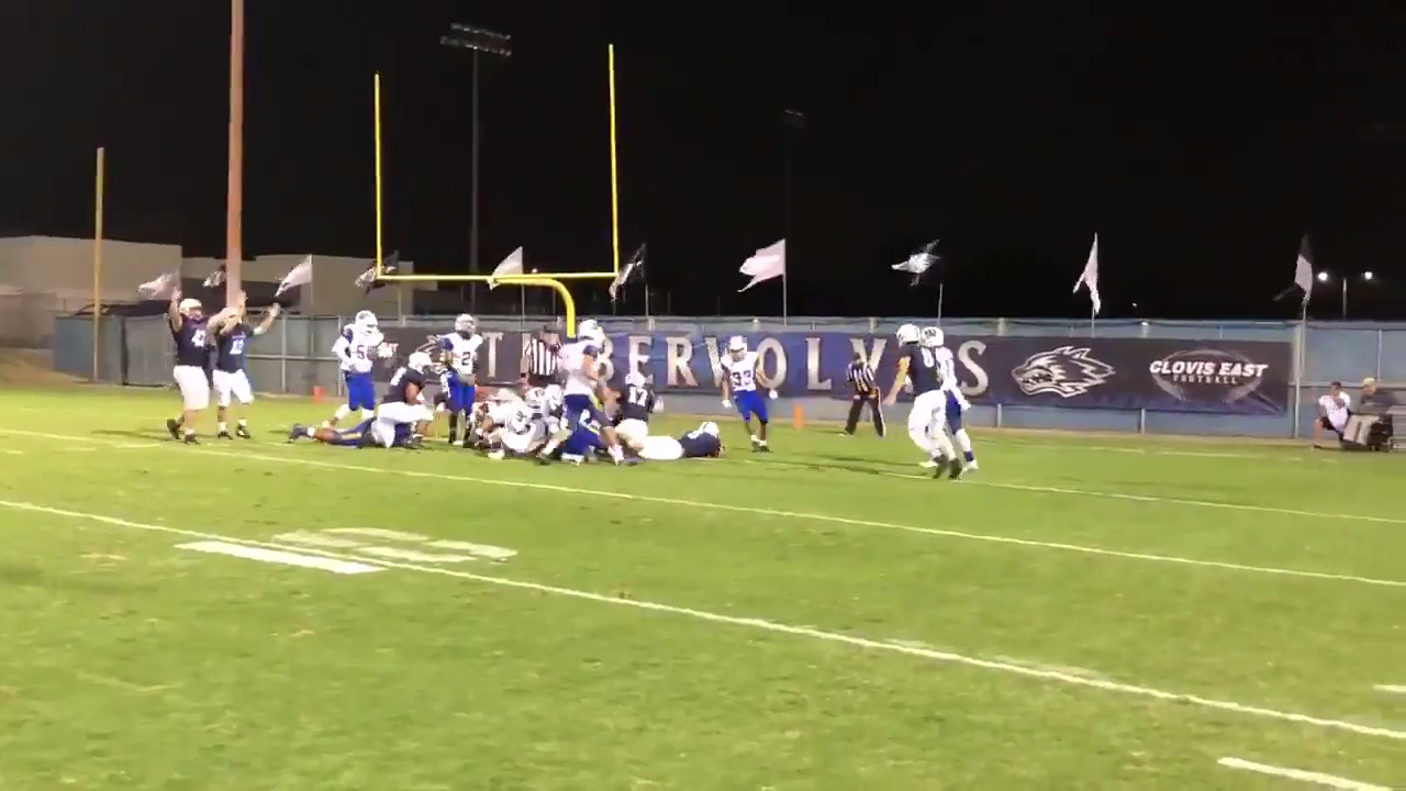 Clovis East breaks 27-game losing streak at Lamonica Stadium in Clovis ...