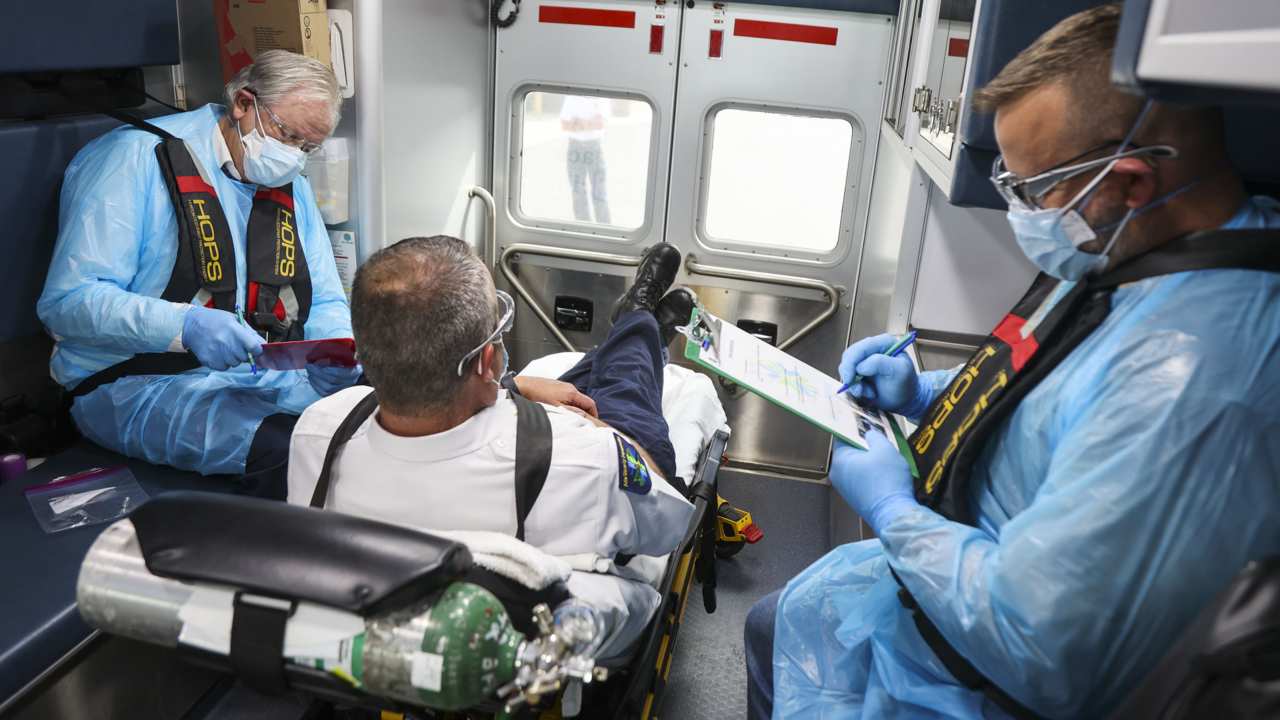 Ada Co leaders learn what its like for paramedics in PPE in simulated ...