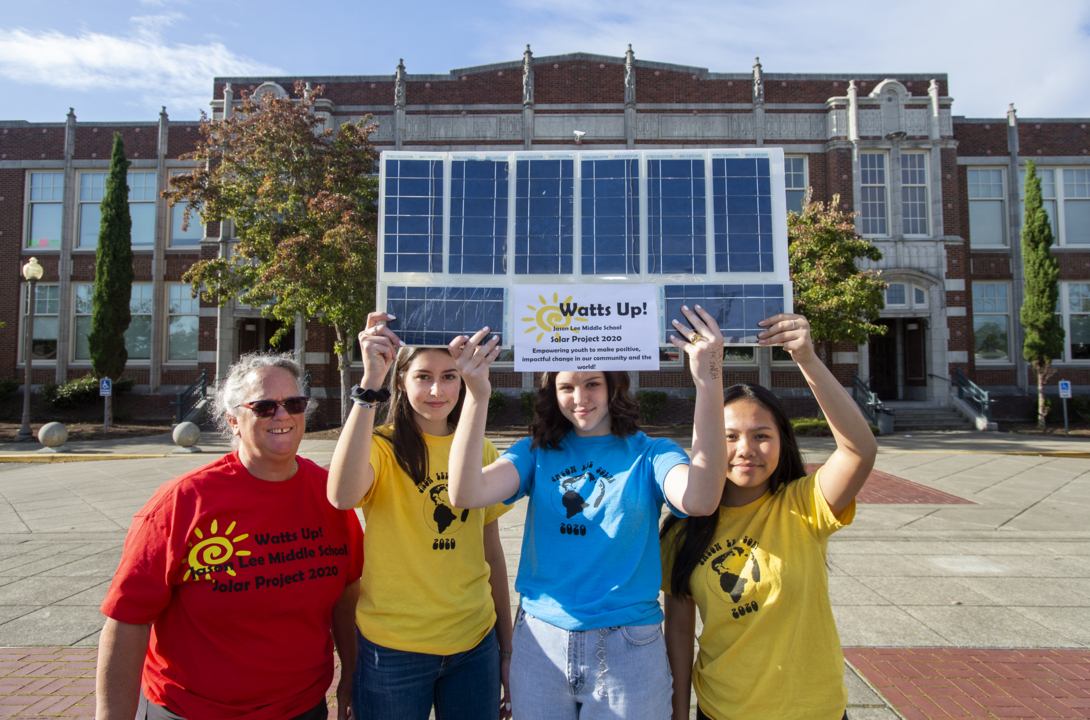 Watts up? Solar project at Jason Lee Middle School becoming reality ...