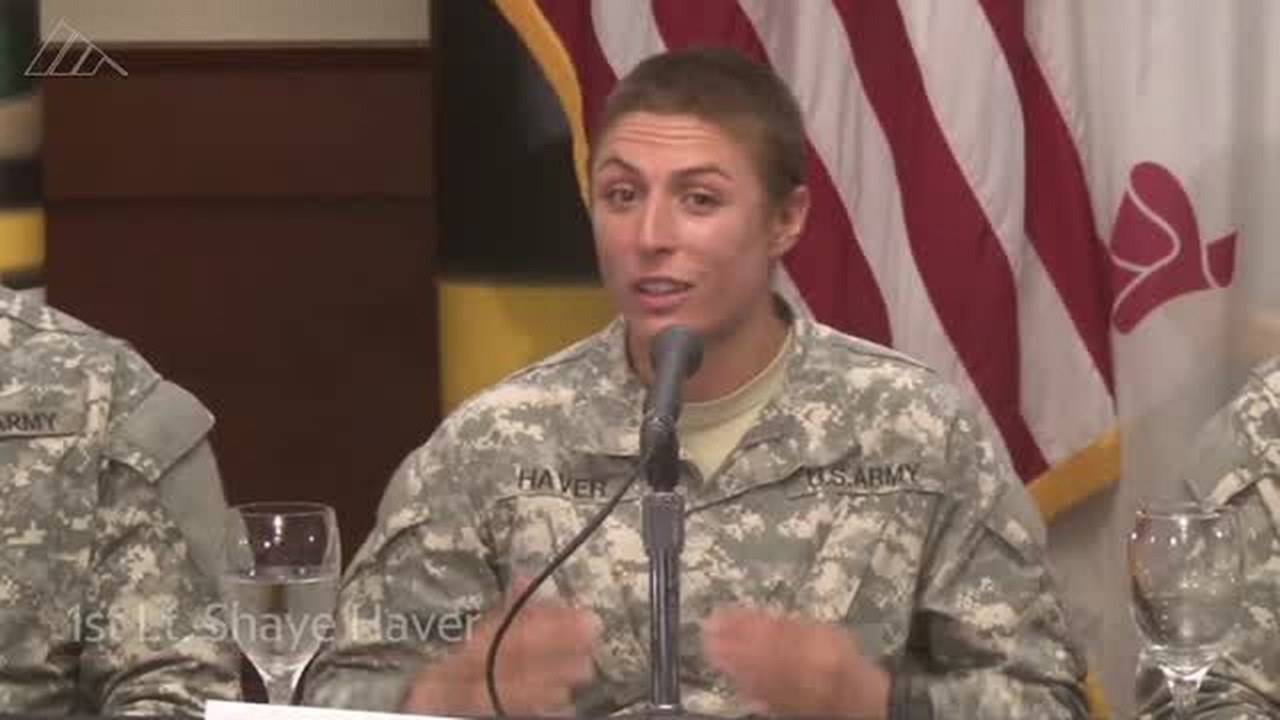 VIDEO: Army Rangers Captain Kristen Griest and First Lieutenant Shaye ...