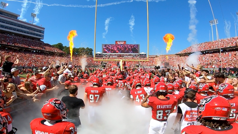 See the NC State football team take the field | Raleigh News & Observer