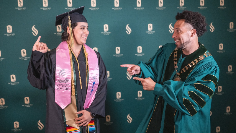 Video: Sacramento State President gives his first commencement speech ...