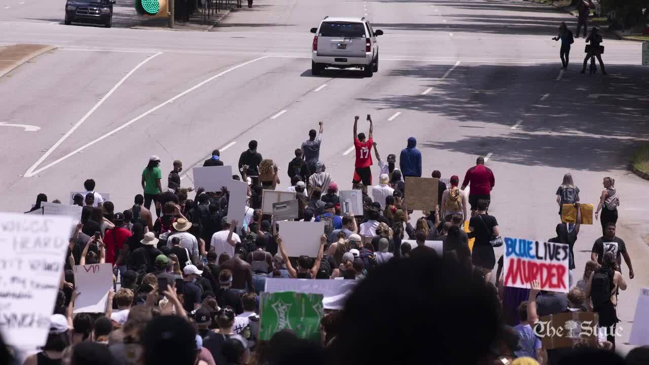 Columbia SC protests Sunday include tense moments | The State