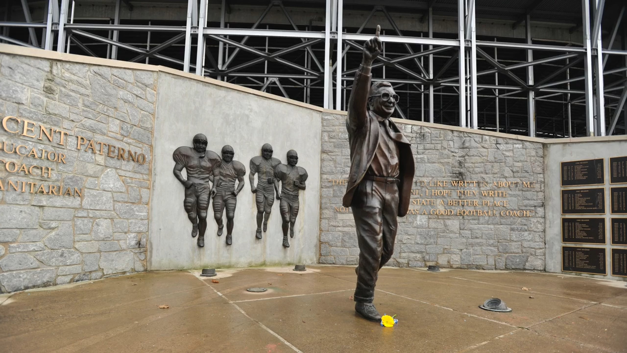The Joe Paterno statue was taken down in 2012 and the public does not ...