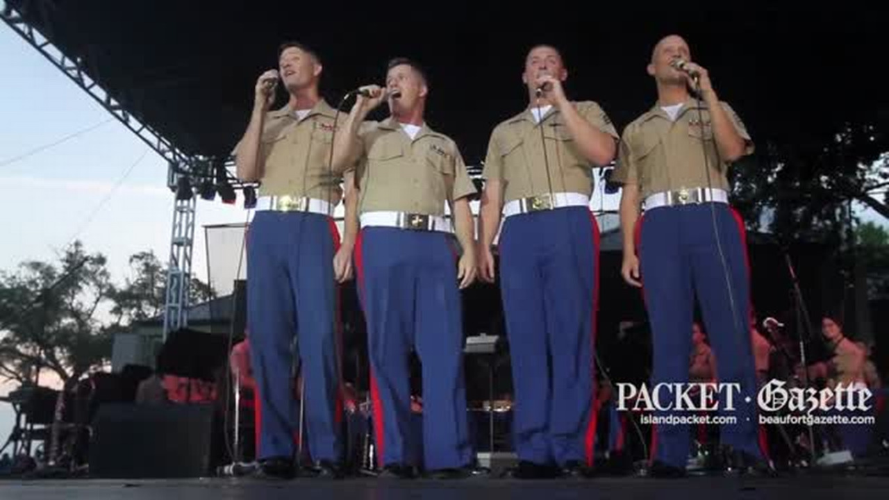 The Parris Island Marine Band performs at the 59th Annual Beaufort ...