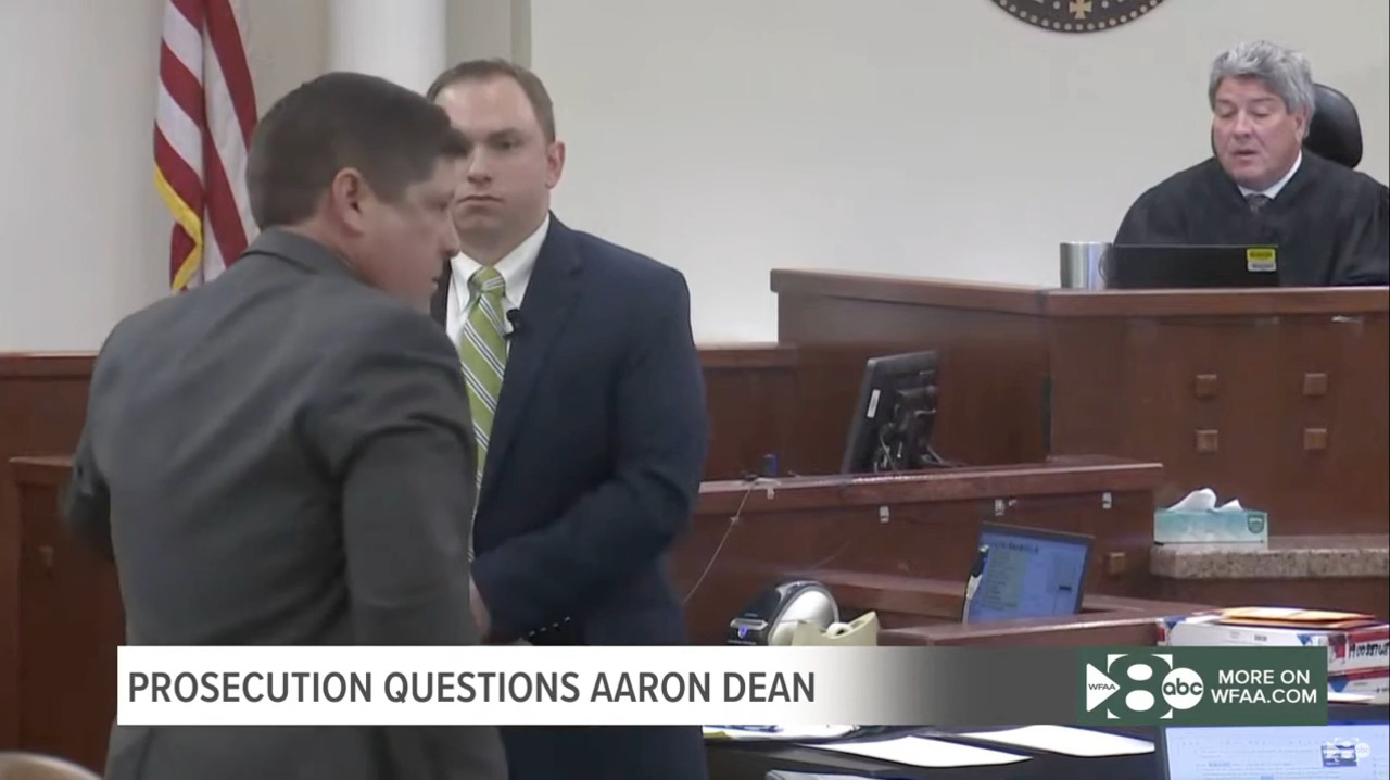 Prosecution's cross-examination of defendant Aaron Dean | Fort Worth ...