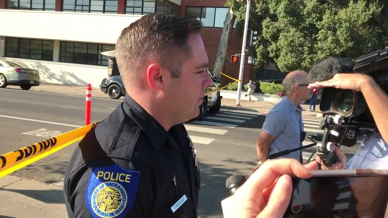 Detective details what’s happening outside Sacramento Bee building with ...