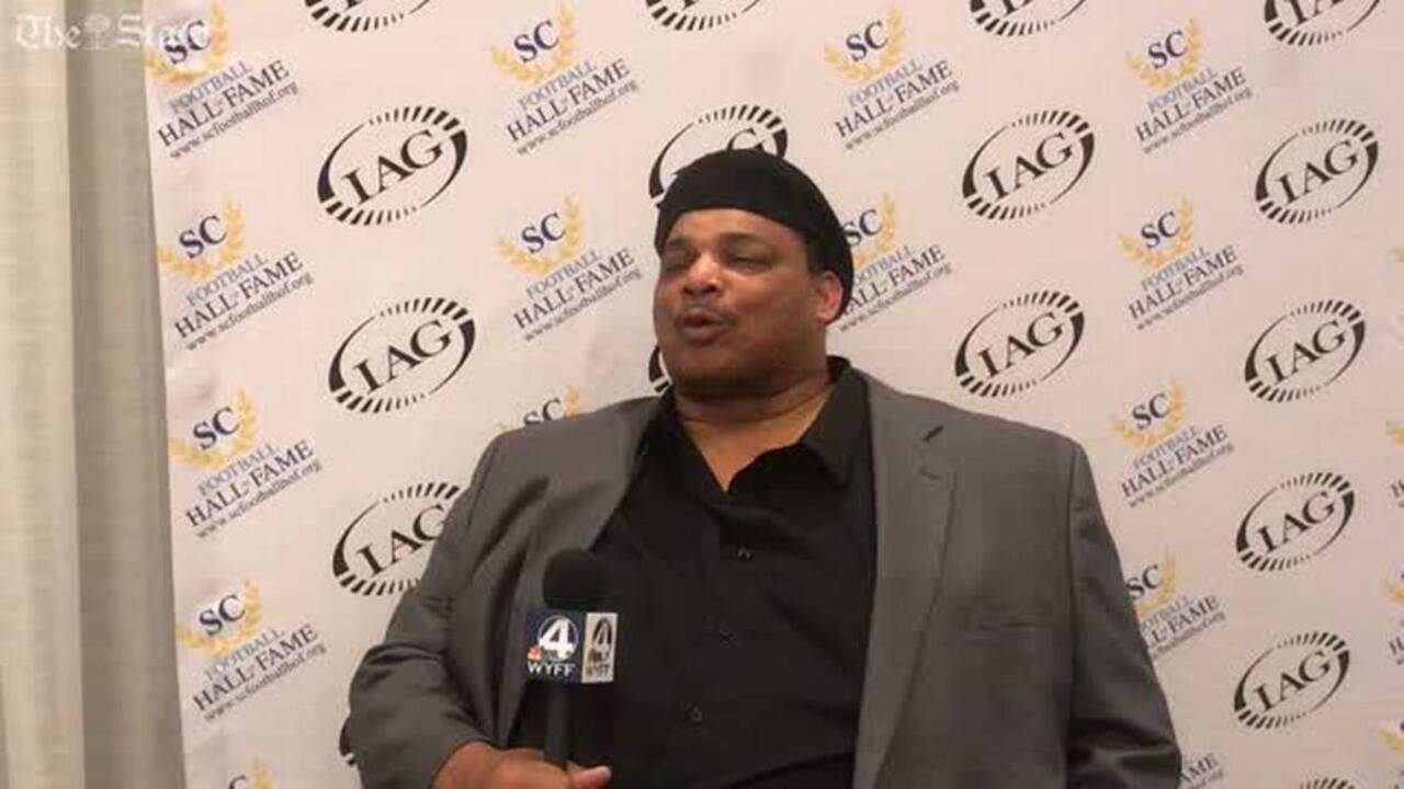 Former Clemson star William Perry meets with the media in Greenville ...