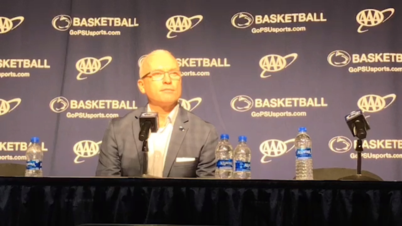 Penn State basketball coach Patrick Chambers speaks to the media | The ...