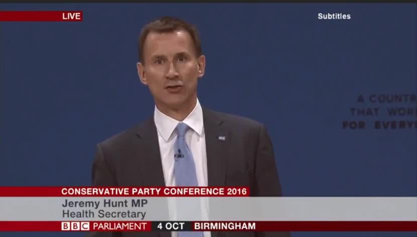 Jeremy Hunt Picture Turns His Conservative Party Conference From Bad To ...