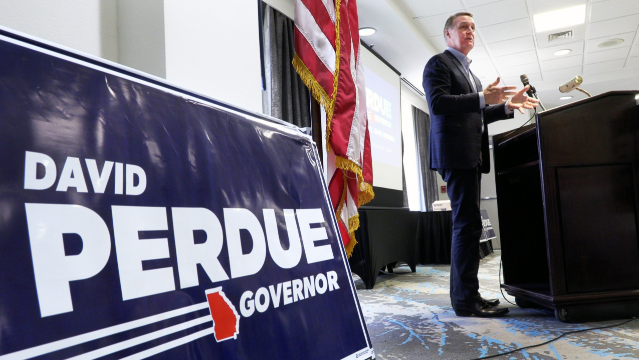 David Perdue campaigns for Georgia Governor in Columbus, GA | Columbus ...