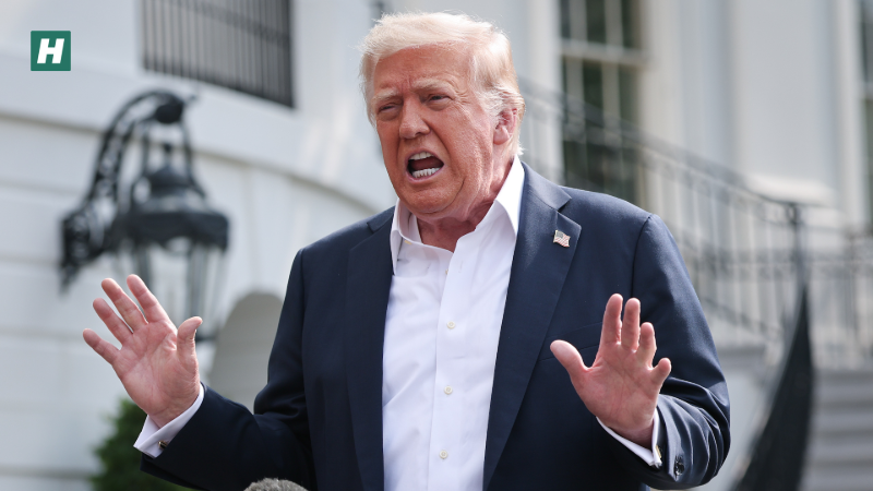 Trump Gives Telling 6-Word Response On Epstein Fallout Behind Closed ...