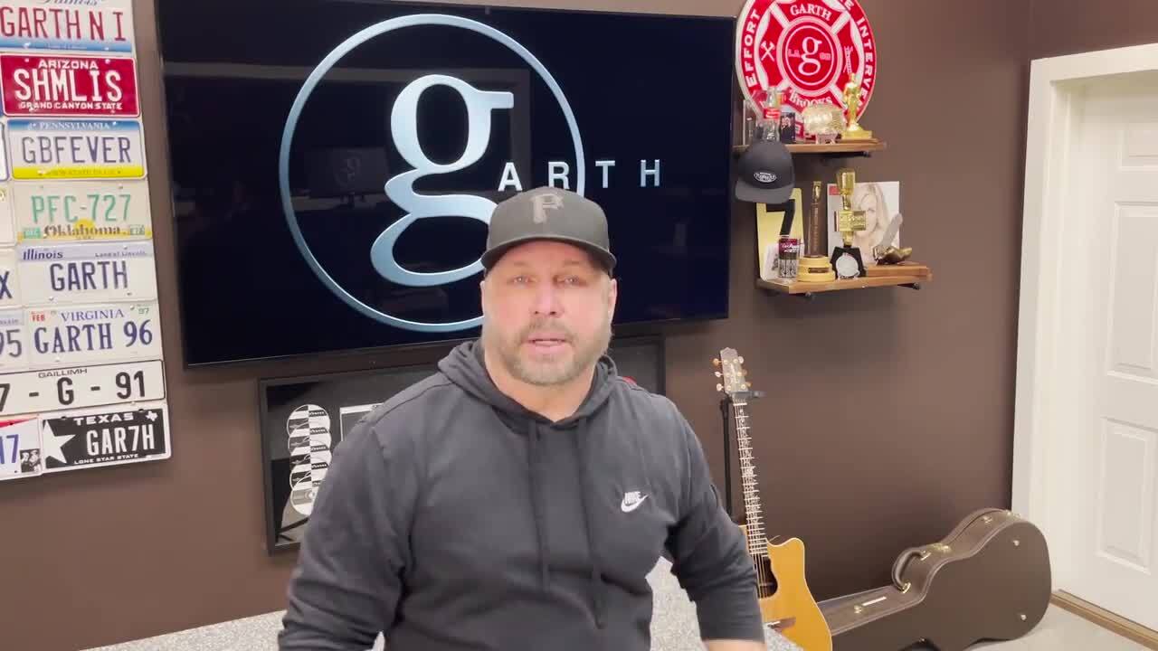 Music superstar Garth Brooks sent a special video tribute to honor Cook ...
