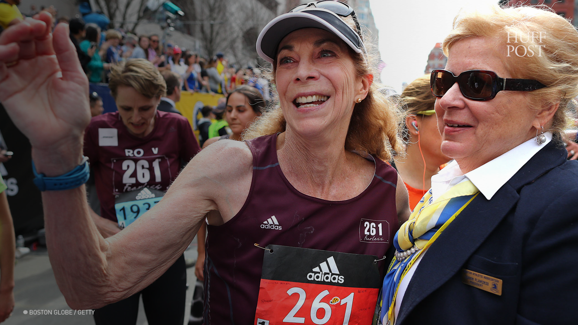 First Woman To Officially Complete Boston Marathon Runs Again 50 Years ...