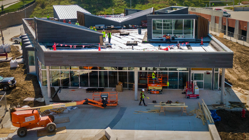 Check out Johnson County Library's new Merriam Plaza Library, currently ...