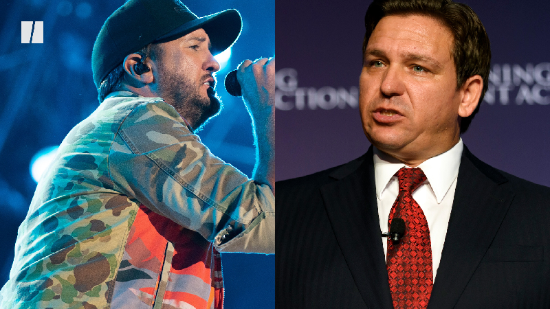 Luke Bryan And Ron DeSantis Share The Stage | HuffPost UK Videos