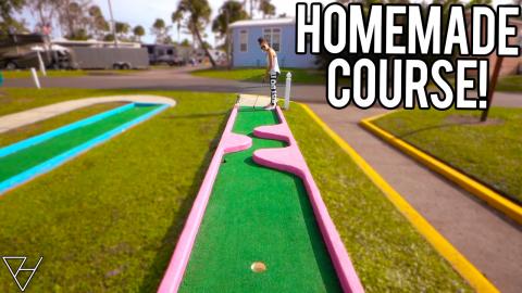We Found A Homemade Mini Golf Course - Hole In One and More! - Part 1 ...
