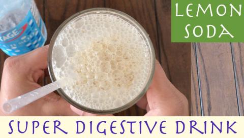 Lemon-soda (Super digestive drink) - HideoutTV