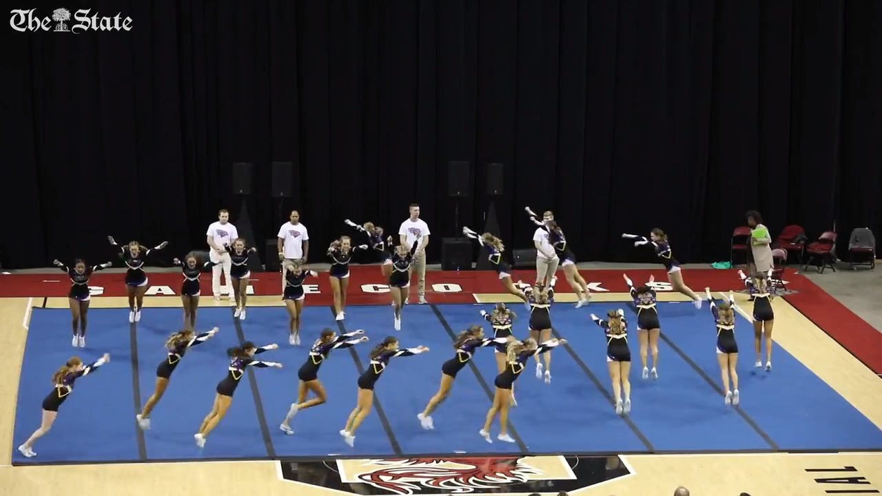 Fort Mill High School competes in the Class 5-A State Cheerleading ...