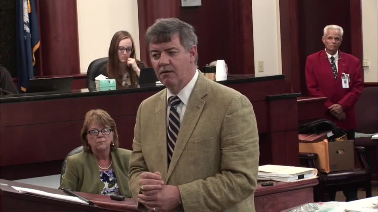Defense attorney Boyd Young delivers closing statement in the trial of ...