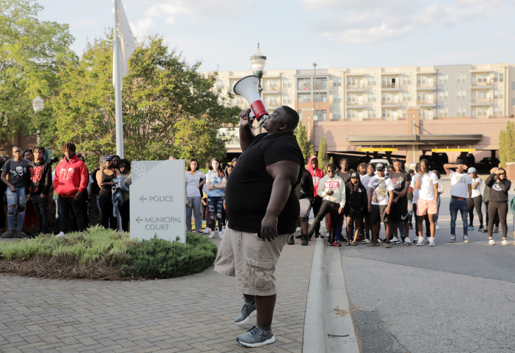 Dozens protest arrest of Rock Hill murder suspect | Rock Hill Herald