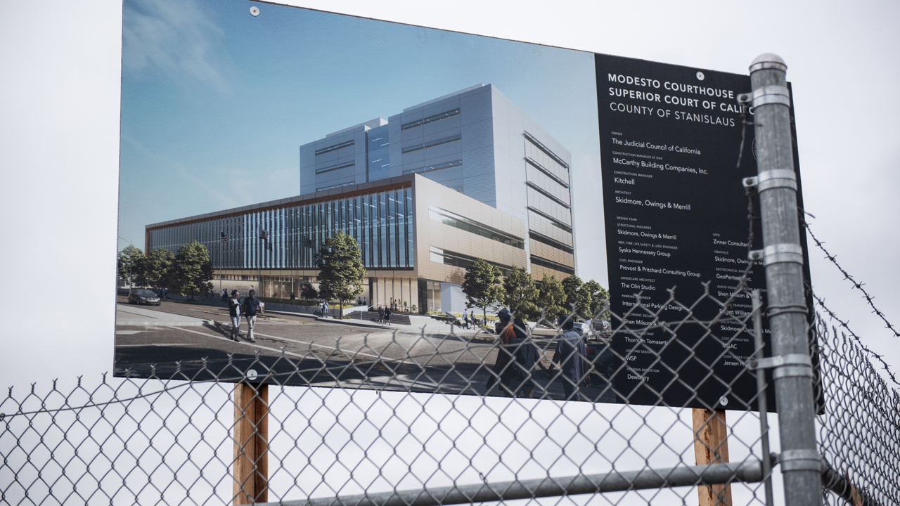 Stanislaus courthouse construction begins. | Modesto Bee