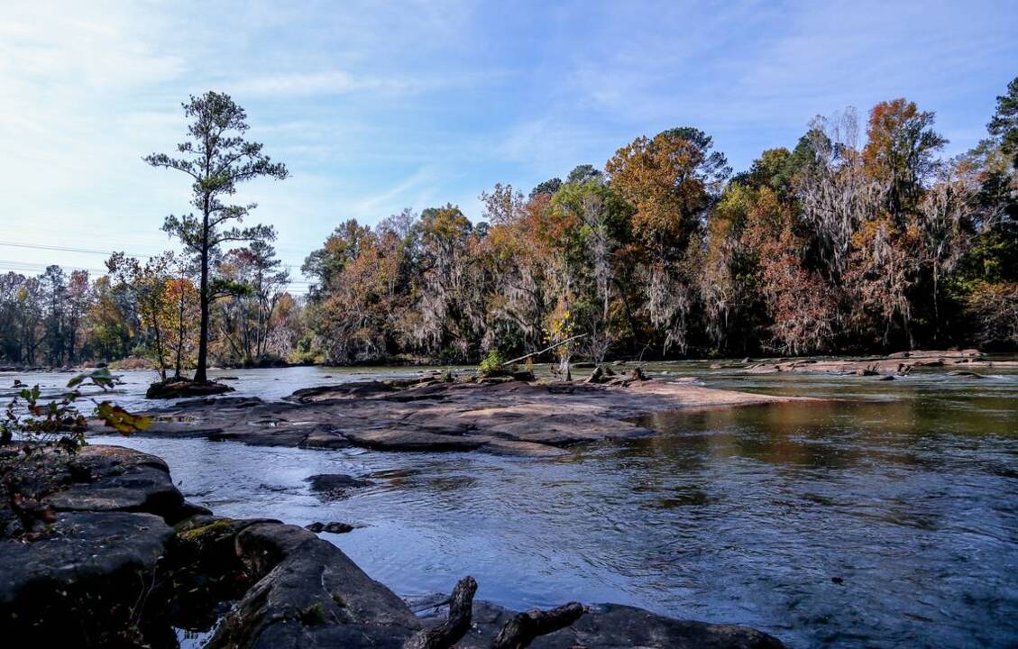 Look at the section of the Saluda River you will be able to explore ...