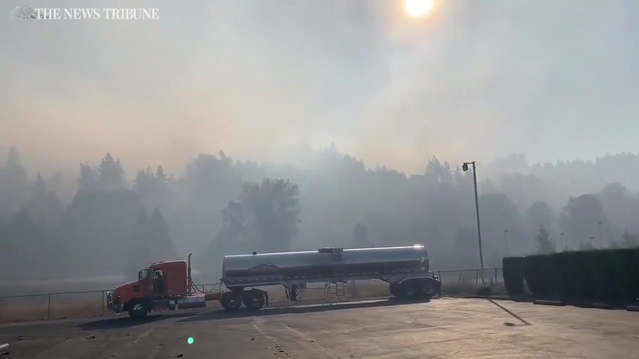 Haze in the air, evacuations happening in Sumner fire | Tacoma News Tribune