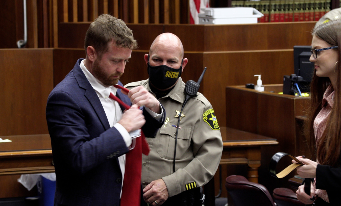 Attorney Chris Breault escorted from court after contempt charge ...